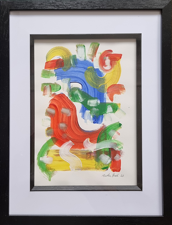Martin Bush Cycle Ride Inspired Paintings