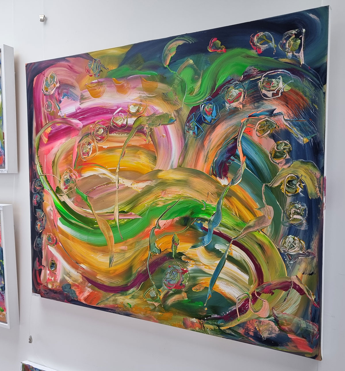 Martin Bush Abstract Paintings Musical Palms 2023